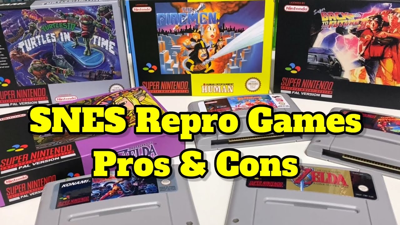 Super Nintendo Repros Pros & Cons