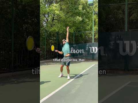 CORRECT SERVE - FUNDAMENTALS!👌#tenfitmen #tennistips #tennisserve #tenniscoach #tennispro #tennis