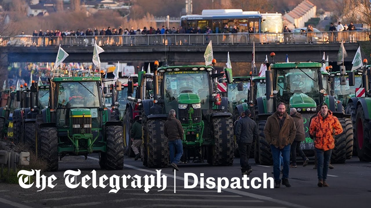France tractor protests: 79 arrested as farmers break into huge Paris ...