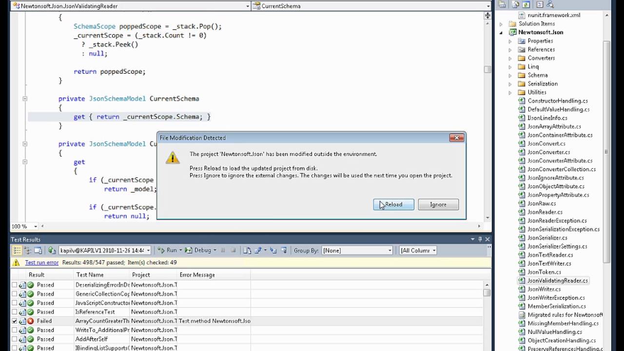 Automated debugging using Holmes