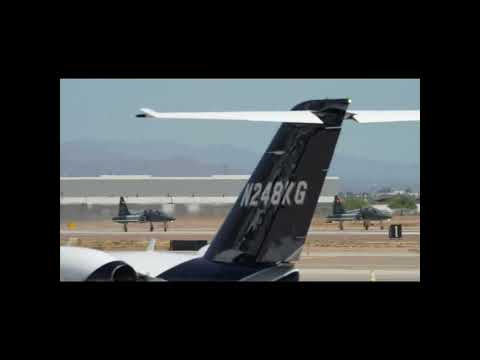 T 38 take off at IWA Gateway Airport, Mesa Arizona
