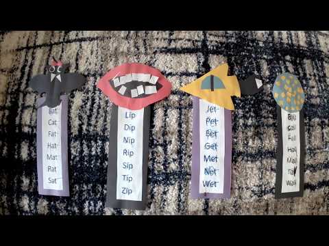 Rhyming Words Art and Craft Activity