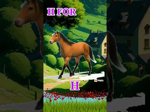 Horse Spelling Learning Video #shortfeed