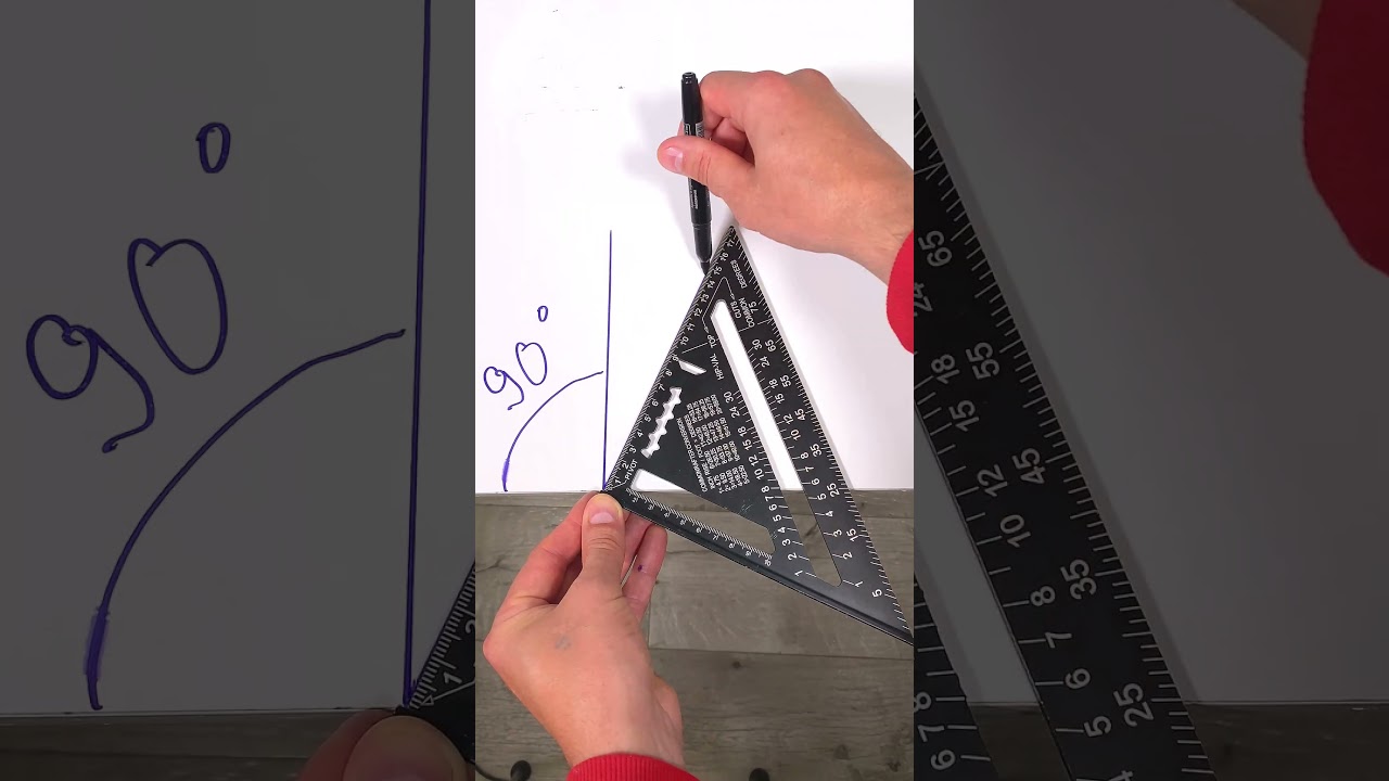 Did you know about these functions of the Swanson triangular ruler? #diy  #tips #shorts