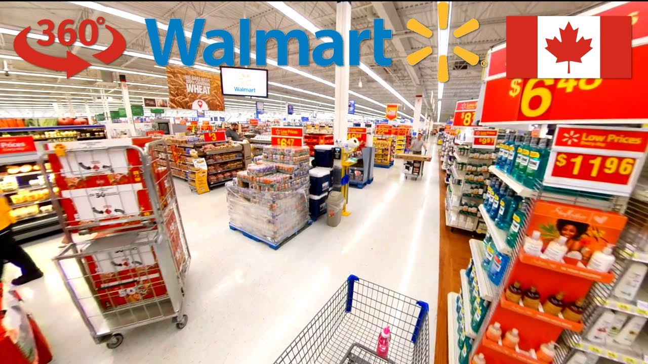 Shop With Me in 360° at Walmart in Nanaimo BC Canada (2019)