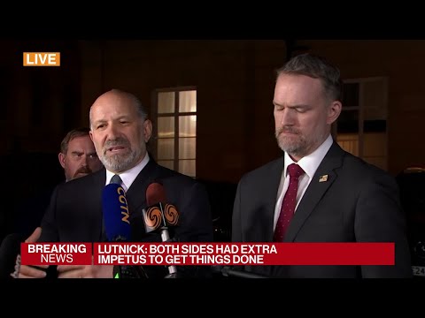 Lutnick: Trump Needs to Approve Plan Between US, China to Ramp Down Trade Tensions (Reporter Q&A)