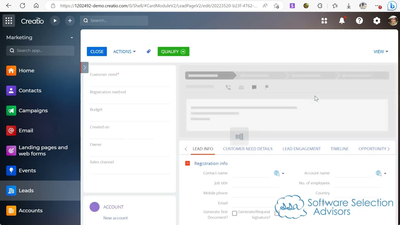 Formstack Forms Connector for Creatio