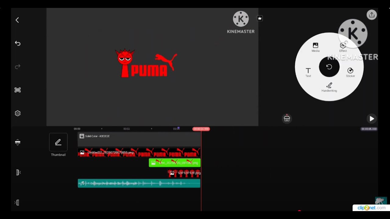 Puma Logo Remake KineMaster Speedrun x5.5 Speed @WAGDAR2026