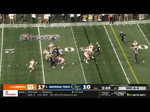 DJ Uiagalelei plays backyard football vs Georgia Tech