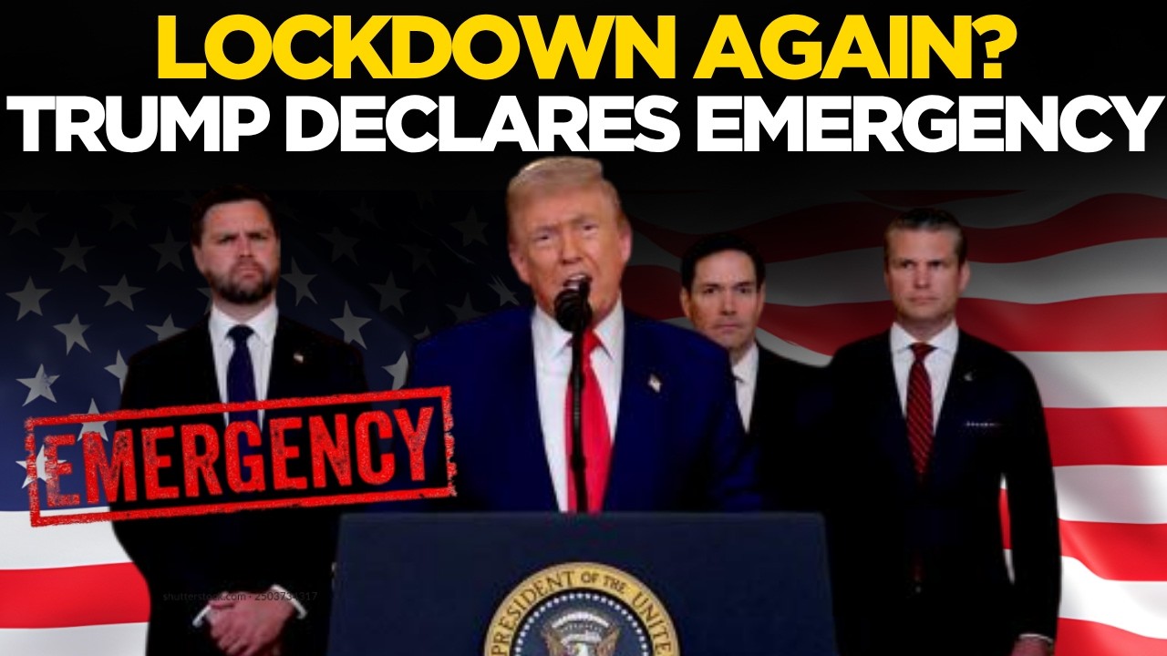 Trump Speech Live | US President Just Declare Emergency | Trump New Message To America | Iran