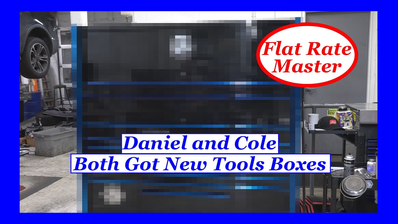 Daniel and Cole Both Got New Tools Boxes