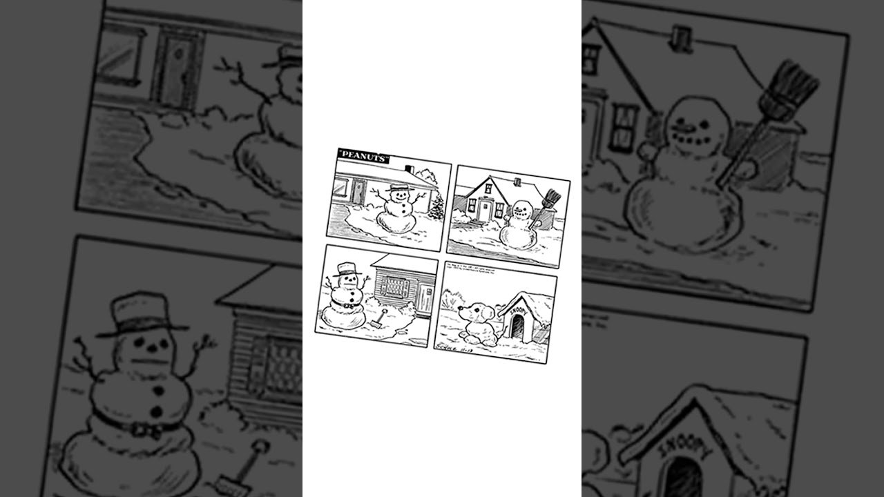 Snowmen PLUS Snoopy #charlesschulz #snoopy #thepeanuts