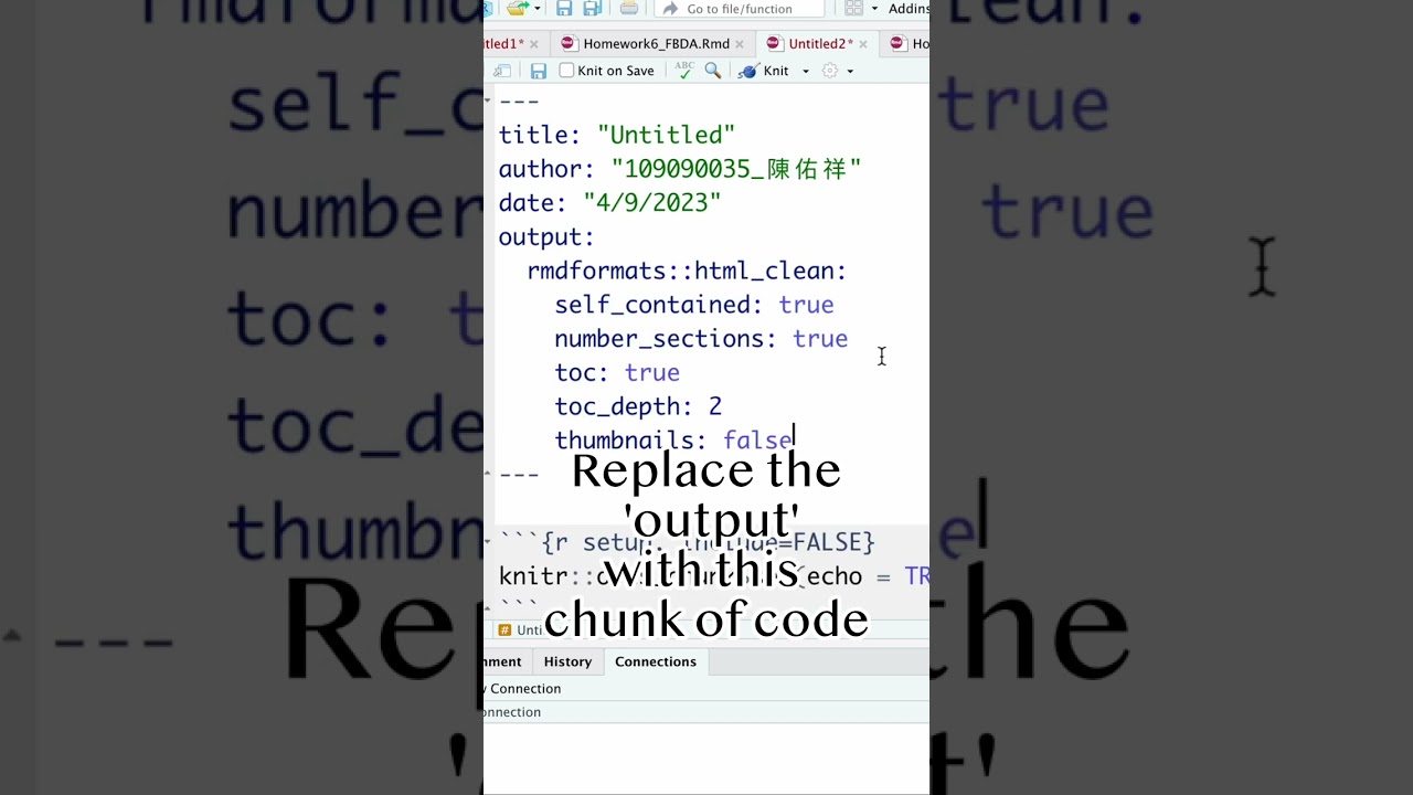 How to have a sidebar in your Rmarkdown HTML