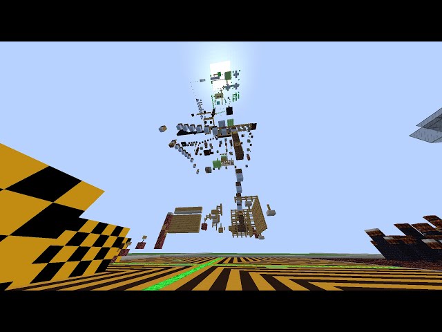 10 Levels In 10 Blocks Minecraft Map