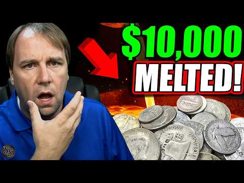 Bullion Dealer MELTS $10,000 in Junk Silver... THIS is Why!