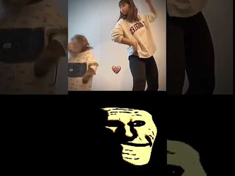 troll face meme #troll #respect #monkey #dance