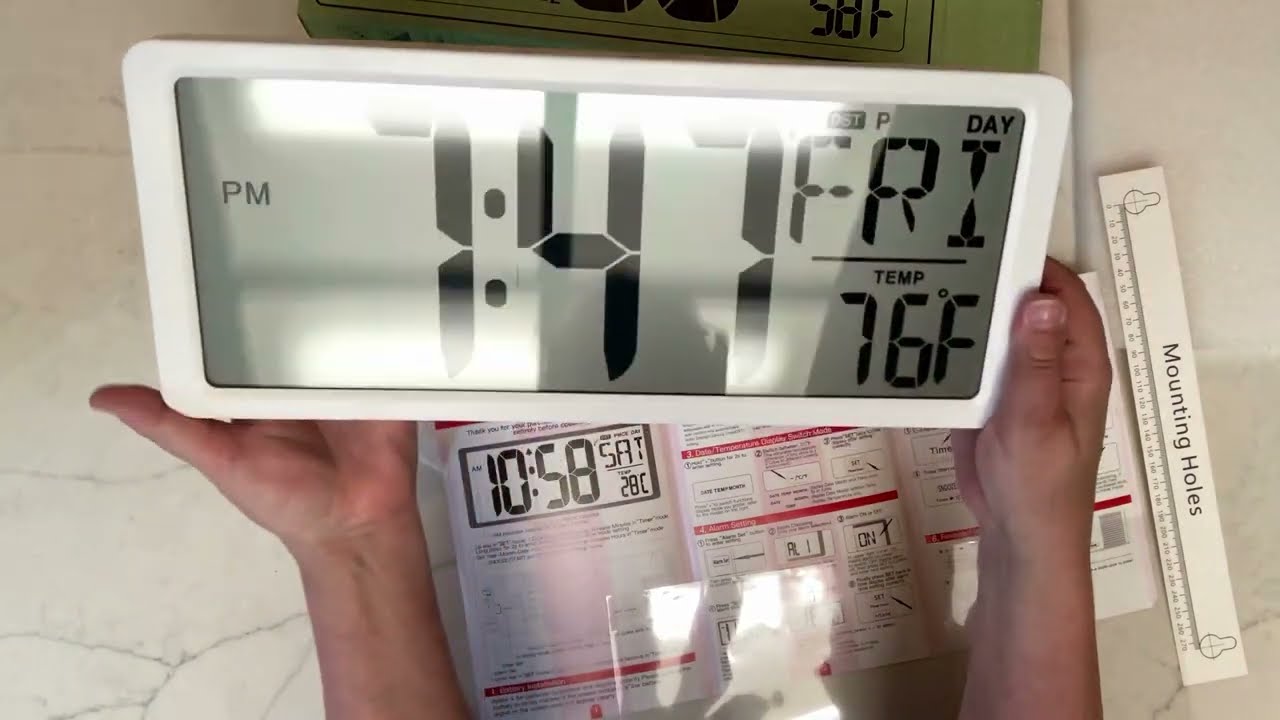 My review of the Xflyee Atomic Clock Digital Clock Large Display with Backlight