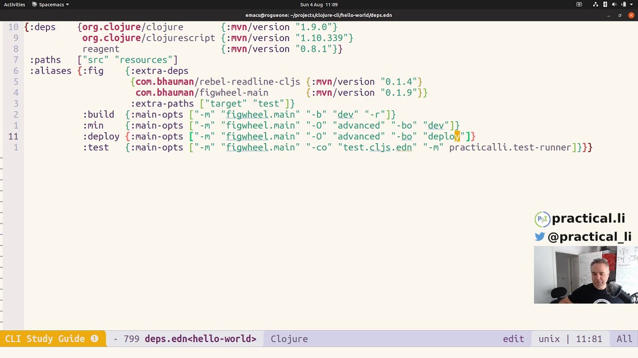 Practicalli Clojure 38 - developing a Clojure CLI tools project