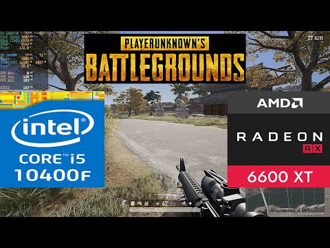 PUBG - i5 10400F + RX 6600 XT + 16GB RAM