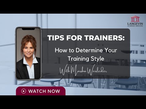 How to Determine Your Training Style