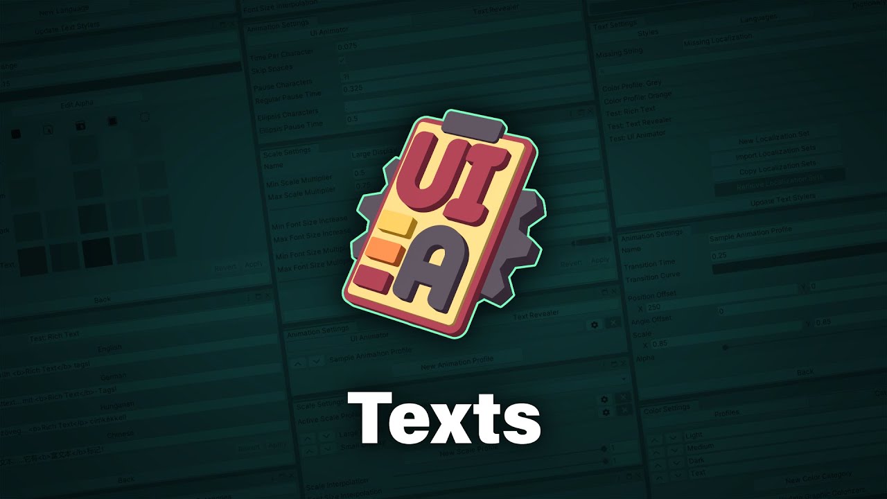 UI Assistant: TEXT Features