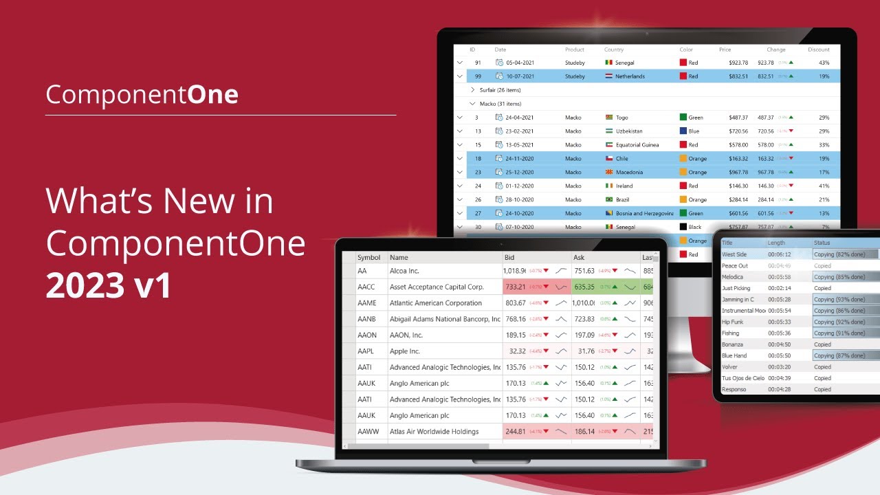 What’s New in ComponentOne 2023 v1