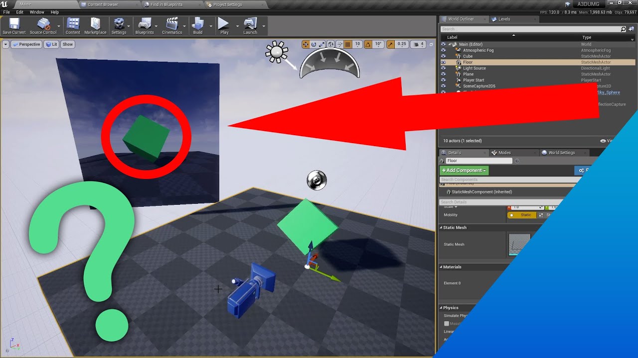 How to use a Scene Capture 2D || Blueprints || UE4 TUTORIALS