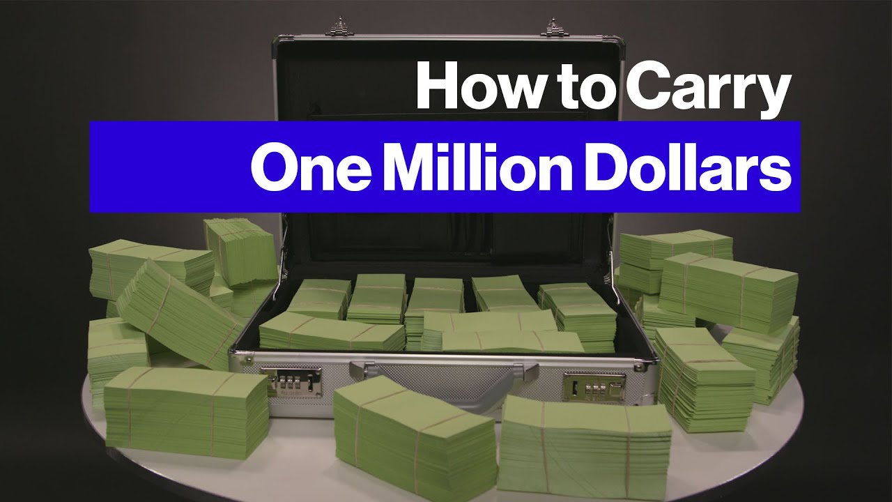 Carrying $1 Million in Cash Is Easier Than You'd Think