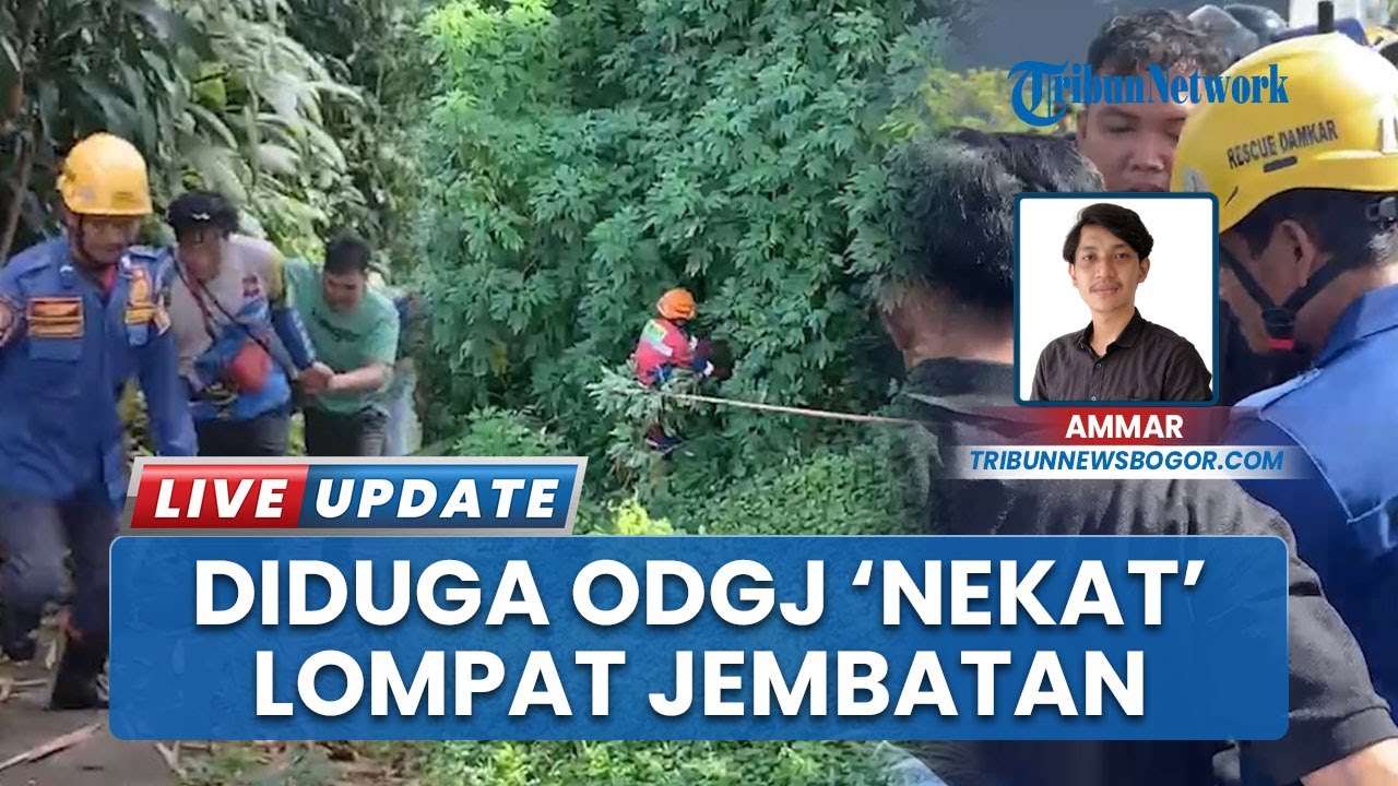 Diduga Depresi dan hendak Dibawa ke RSJ, Pria di Bogor Nekat Lompat Jembatan Cikereteg - Tribun ...