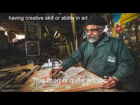 artistic meaning | Vocabulary for Kids | Children's Dictionary | Learn English Vocabulary