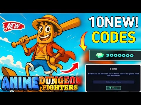 💥 LATEST Codes 💥 ANIME DUNGEON FIGHTERS CODES 2025 - ANIME DUNGEON FIGHTERS ROBLOX CODES