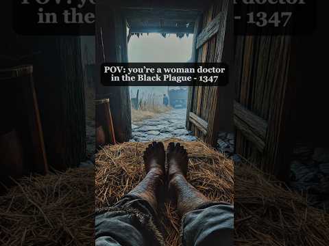 POV: you're a woman doctor in black plague -1347 #cinematic #film #history #ai #plague #disease