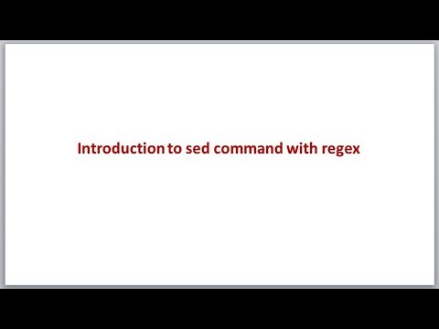 Complete Shell Scripting for Automation | Introduction to sed command with regex