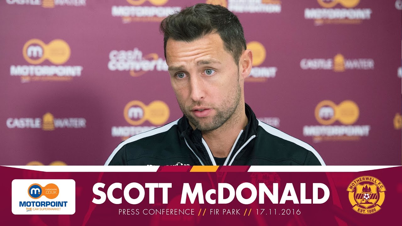 PRESS | Scott McDonald pre Partick Thistle