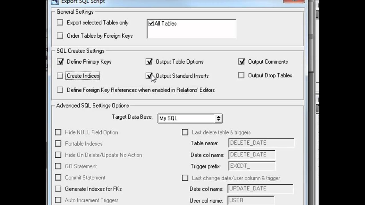DB Designer Fork - Create your SQL Script from your Schema