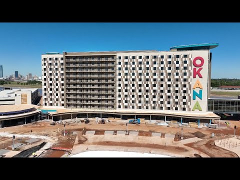 You can start booking rooms at the OKANA Resort & Indoor Water Park
