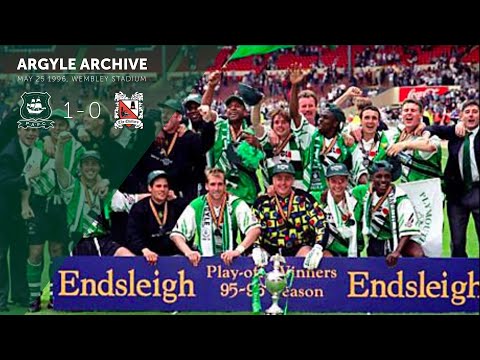 Argyle Archive | May 25 1996 | Plymouth Argyle 1-0 Darlington | Division Three Play-Off Final