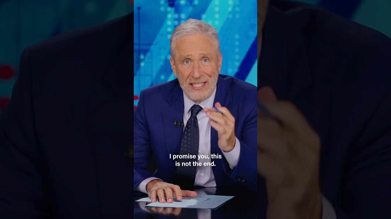 “This is not the end” - Jon Stewart #DailyShow #Election #Trump