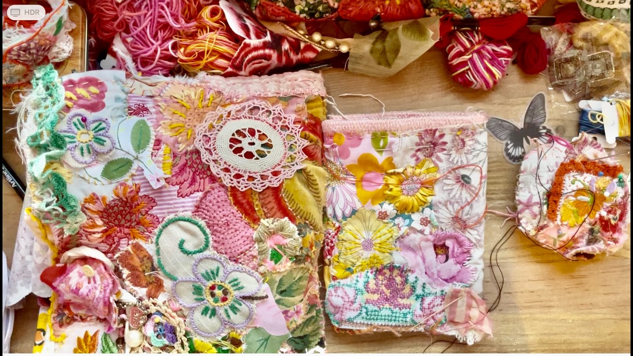 Quick Slow Stitch | Mini Makes with Scrappy Bits | Stitchy Pocket Part 2