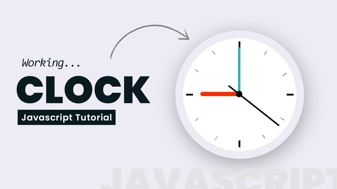 Javascript Clock | Working Analog Clock Html CSS & JavaScript