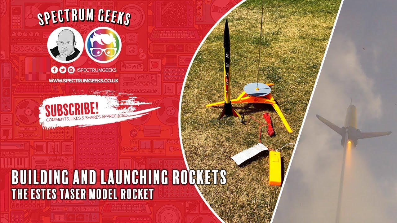 Estes Taser Rocket Build and Launch