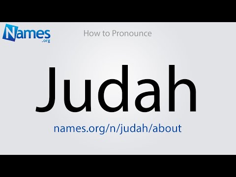 How to Pronounce Judah