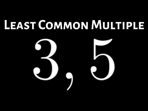 Find the Least Common Multiple by Listing all Multiples