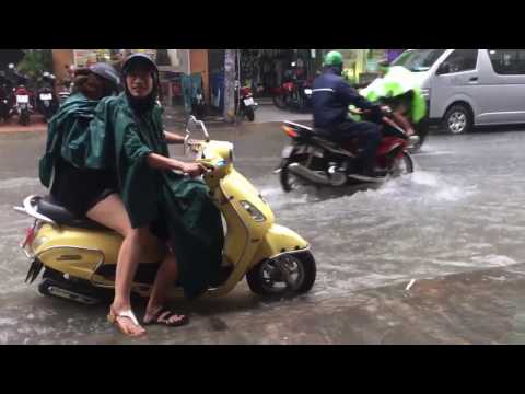 Rainy Season in Ho Chi Minh City (Saigon), Vietnam