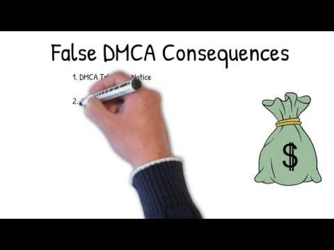 False DMCA Consequences