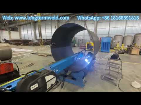 Tank body linear& circumferential seam welding machine