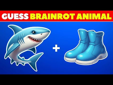 Guess The ITALIAN BRAINROT ANIMALS By Emoji 🤔🐊🦈 |Tralalero Tralala, Bombadiro Crocodilo