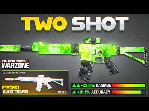the *NEW* FASTEST KILLING GUN in WARZONE BO6 for SEASON 4! (Best DM10 Class for Warzone 3)
