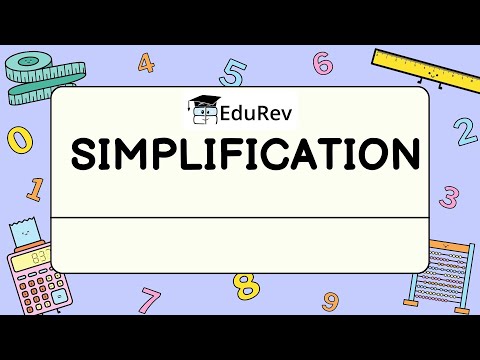 Quick Revision: Simplification Video Lecture - Class 5