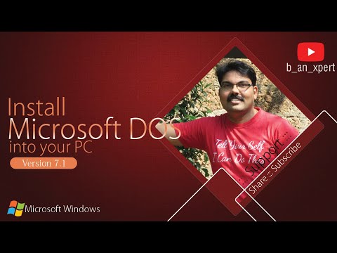 Install MS-DOS in to your PC.